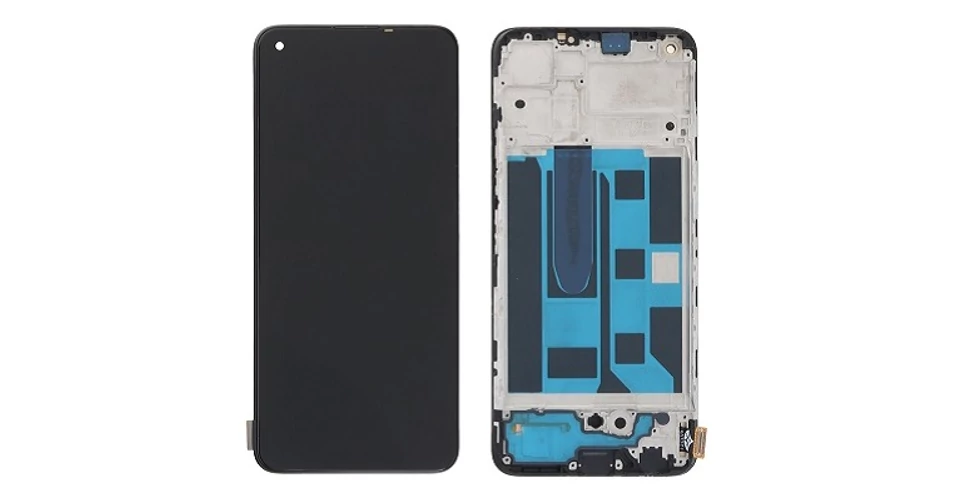 Realme 8 Pro (RMX3081), LCD kijelző érintőplexivel és előlapkerettel ...